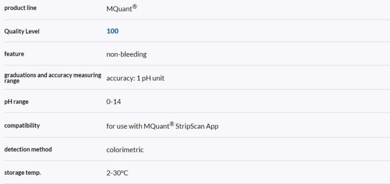 Merck MQuant® pH-indicator strips pH 0 – 14 Universal indicator – Lab ...