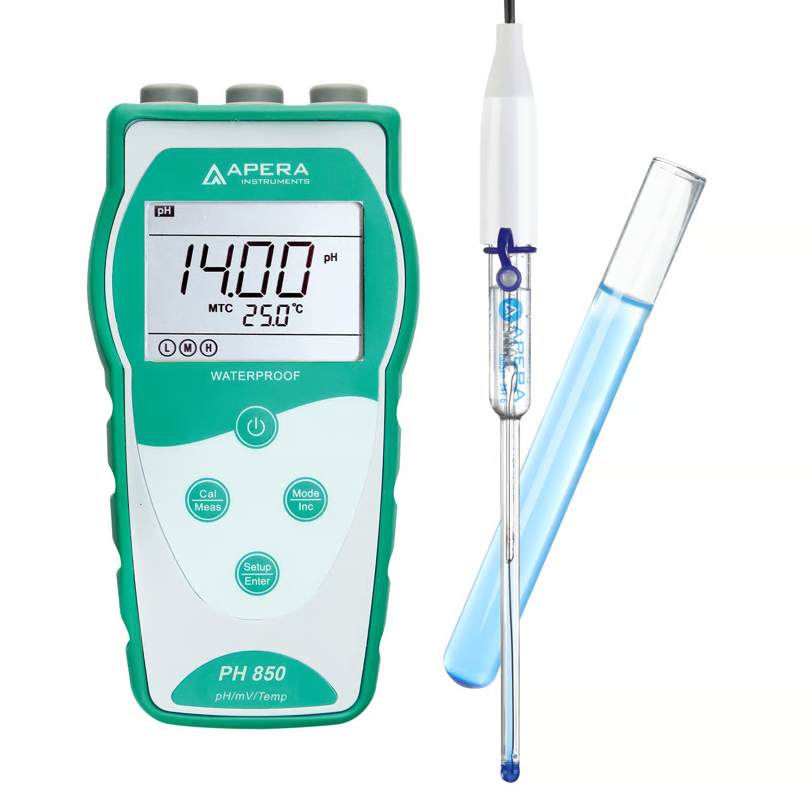 APERA PH850-MS Portable pH Meter for Test Tubes and Small Liquid ...