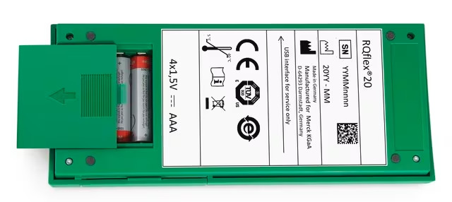 Merck Reflectometer RQflex® 20, store up to 50 different test methods ...