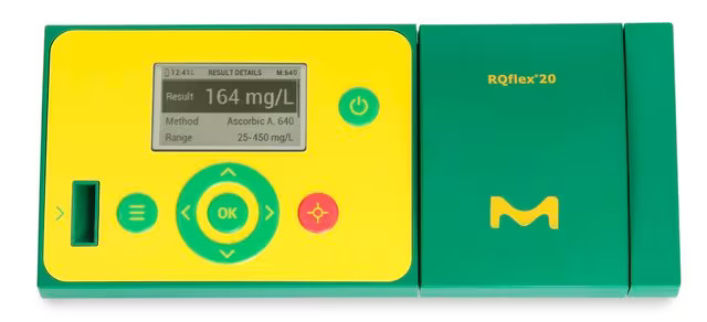 Merck Reflectometer RQflex® 20, store up to 50 different test methods ...