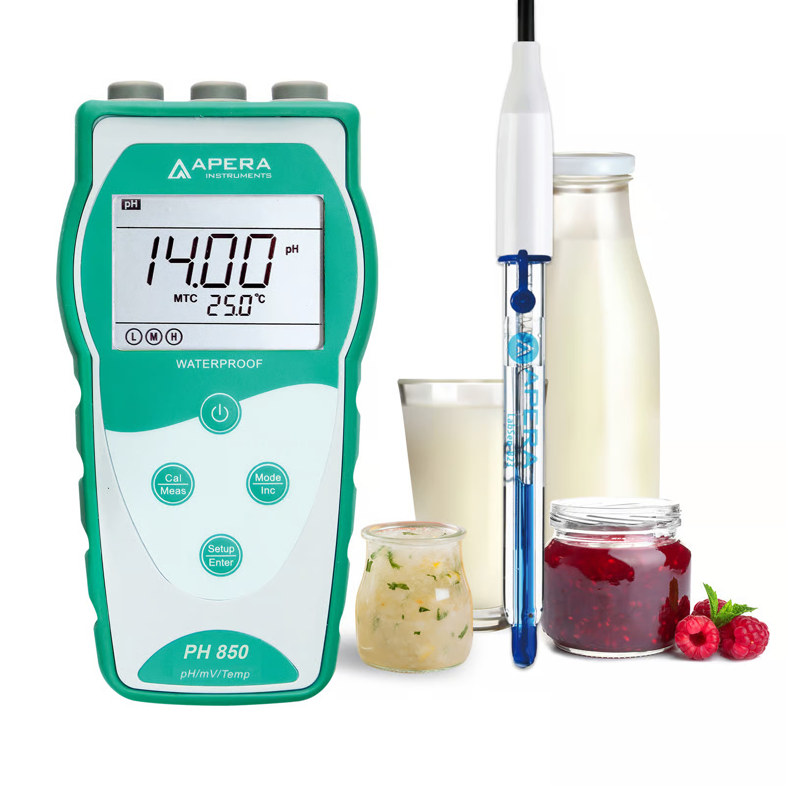 APERA PH850-DP Portable pH Meter for Dairy Products (Milk, Cream ...