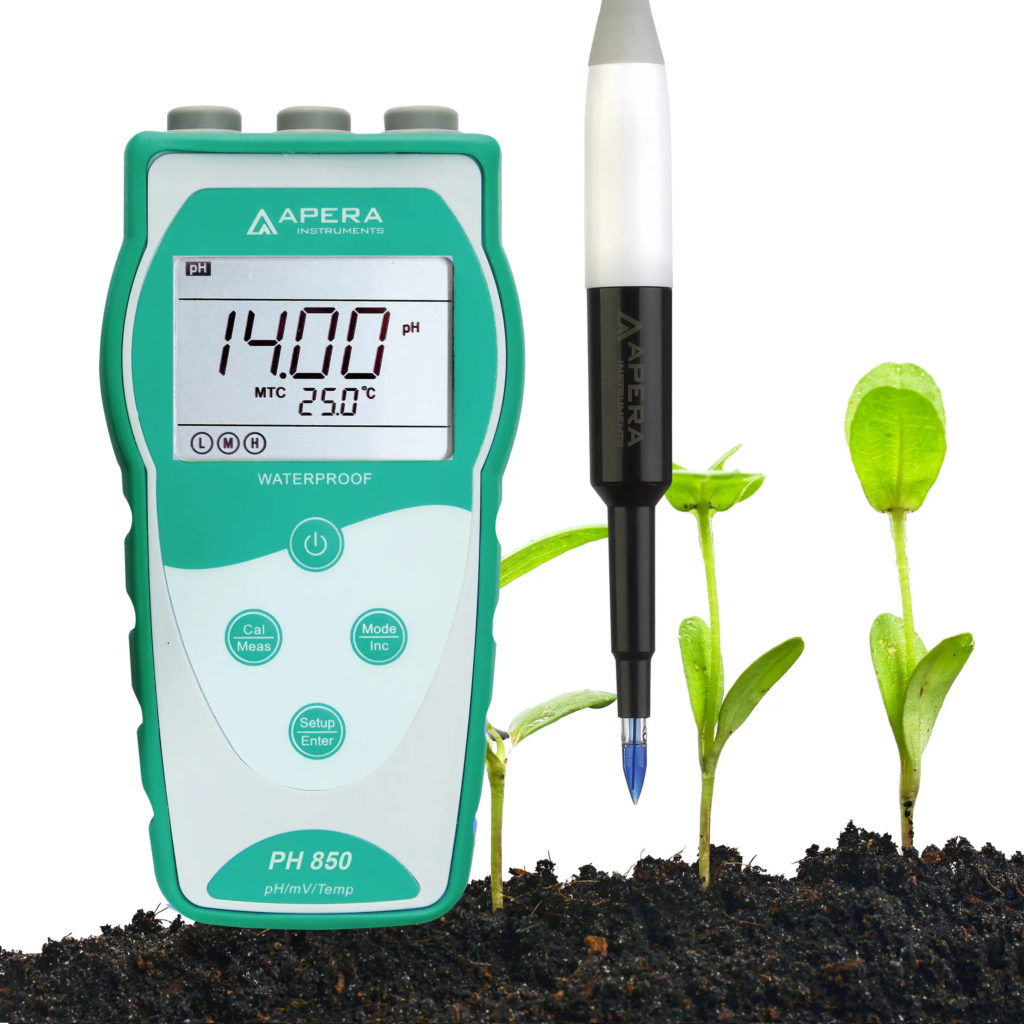 APERA PH850-SL Portable pH Meter for Soil (Direct Measurement) – Lab ...