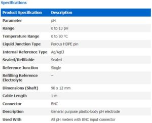 Eutech pH Electrode – Lab Supplier, Lab Supplier Malaysia, Tay Scientific